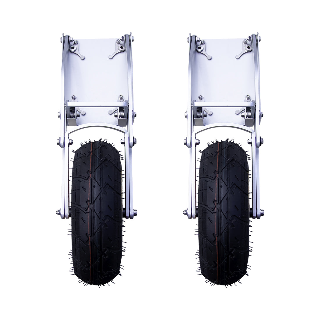 Heavy Duty Removable Launch Wheels for Inflatable Boats Dinghies ...