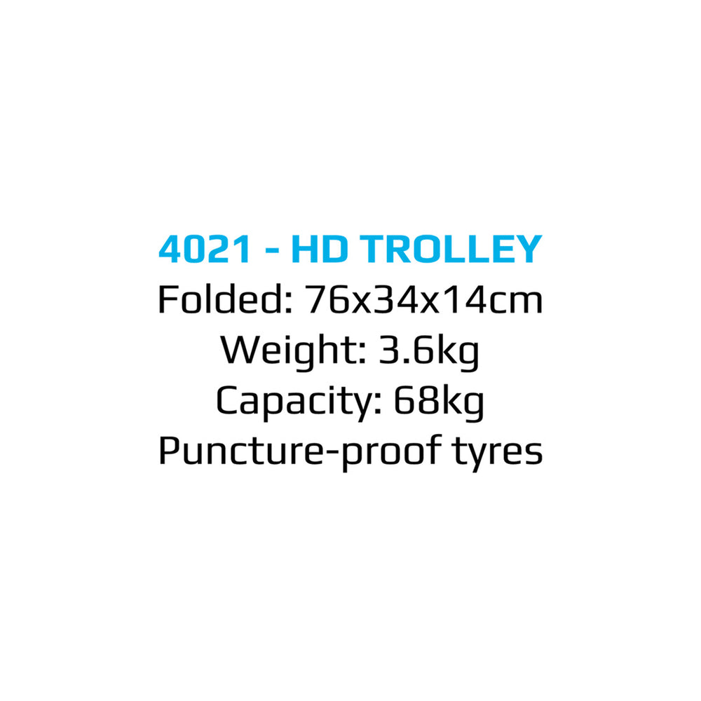 Riber Heavy Duty Canoe Trolley – Foldable with Puncture-Proof Tyres ...